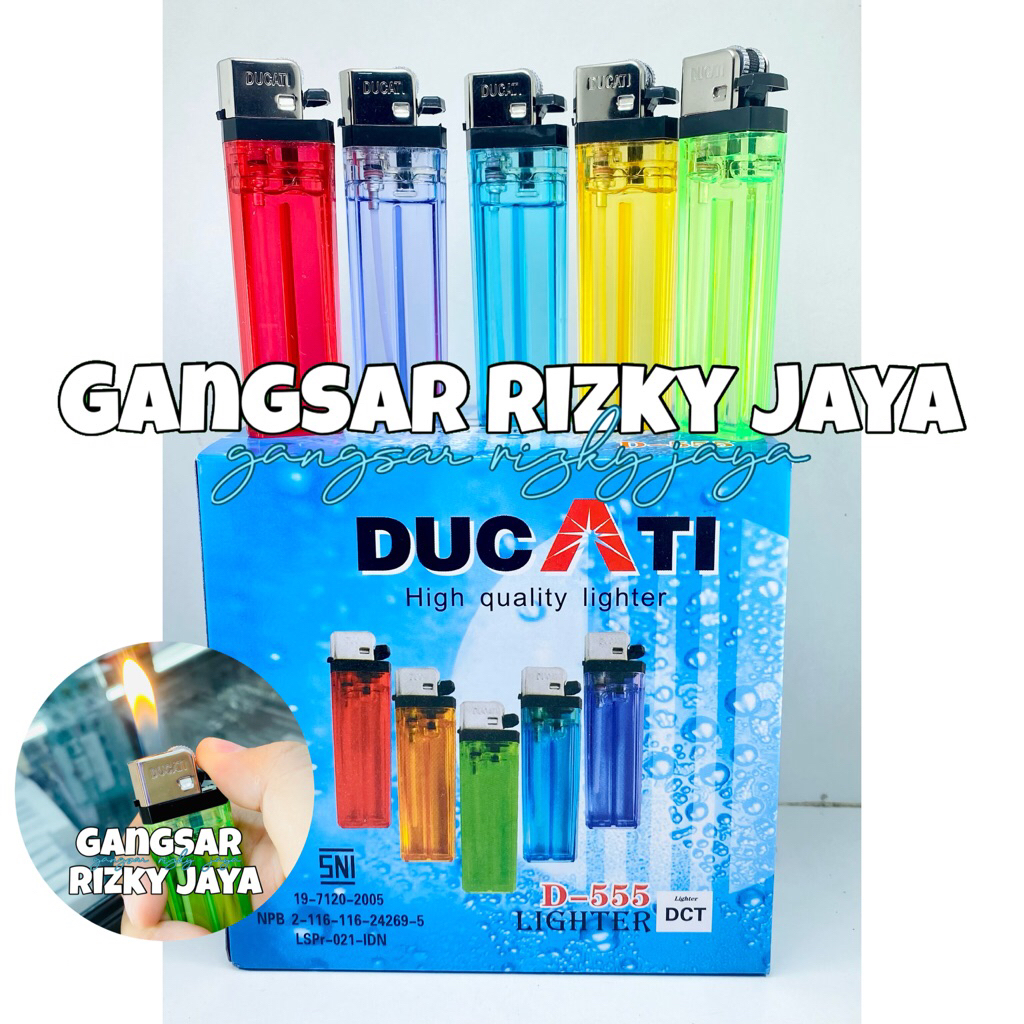 Jual [GRJ] - Korek Roda Api Biasa Ducati (1pack isi 50pcs) | Shopee ...