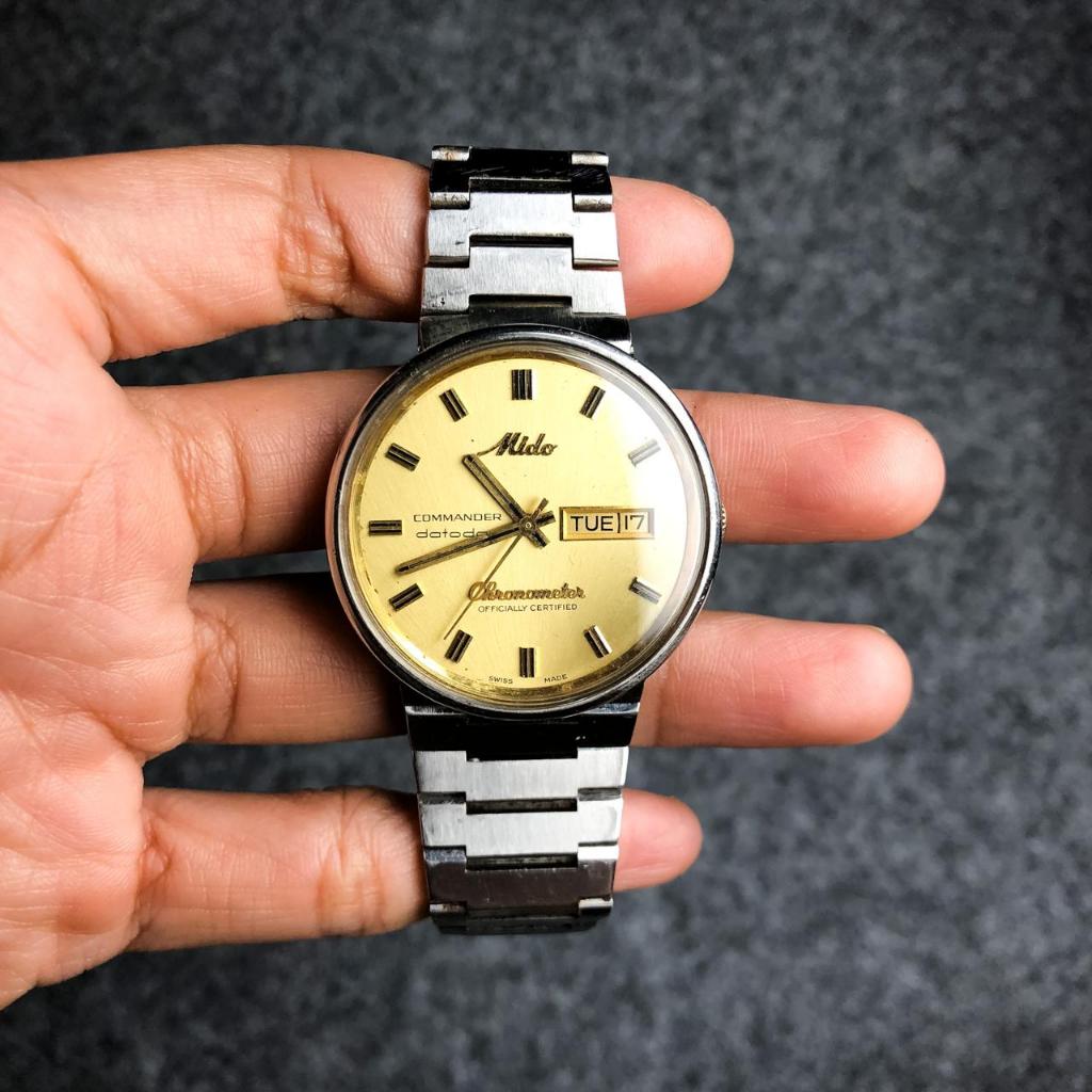 Jual Jam tangan mido commander original jam tangan pria second jam ...