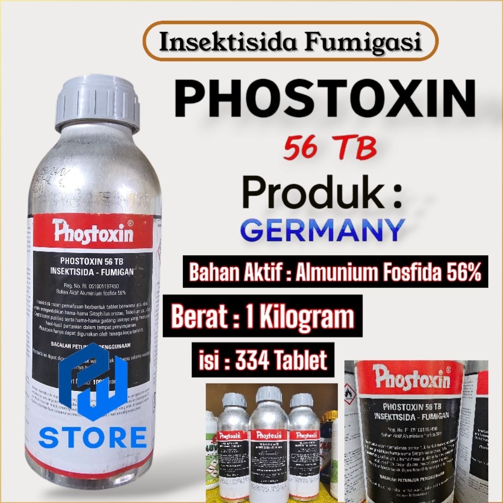 Jual PHOSTOXIN 56TB FUMIGASI FUMIGAN ASLI GERMANY BASMI HAMA KUTU ...
