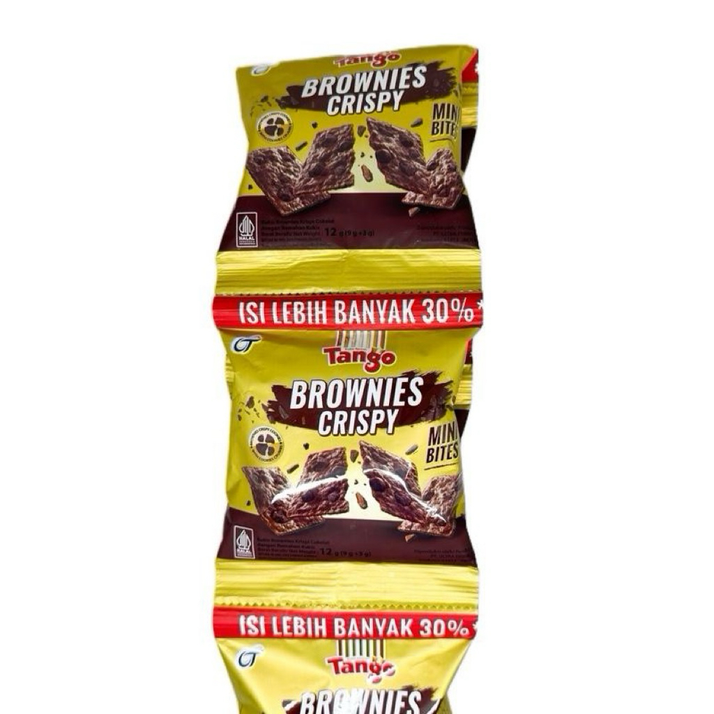 Jual TANGO BROWNIES CRISPY ISI 10 PACKS @12GR Coklat Crunchy Gurih ...