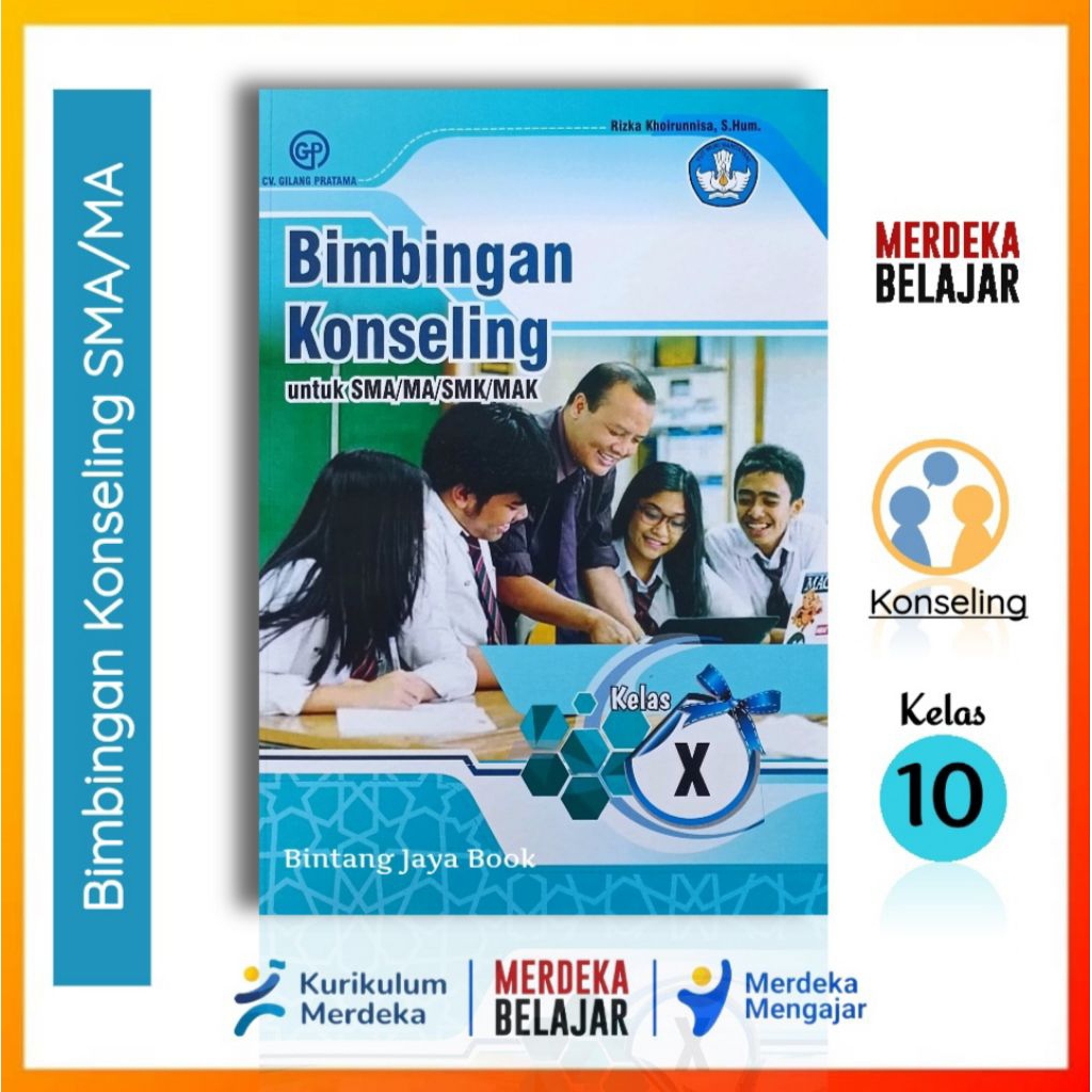 Jual Buku Bimbingan Konseling (BK) SMA/MA/SMK Kelas 10 Kurikulum ...