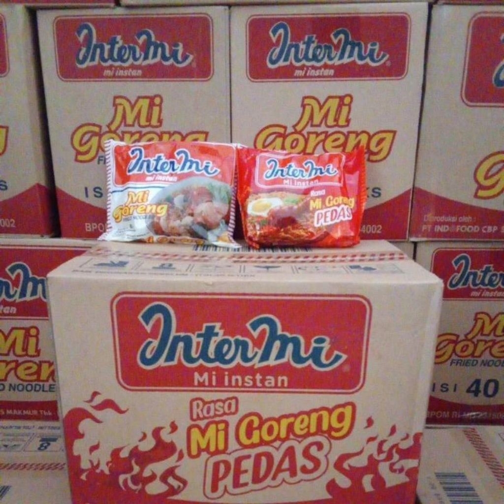 Jual Mie Instan 1 karton isi 40 Pcs x 60 Gr INTERMIE GORENG, INTERMIE ...