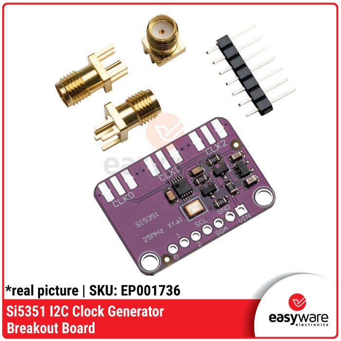Jual Si5351 I2C Clock Generator 8KHz-160MHz Breakout Board module ...
