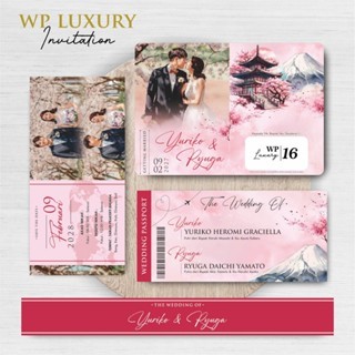 Jual UNDANGAN NIKAH CUSTOM - UNDANGAN PERNIKAHAN PASSPORT AESTHETIC ...