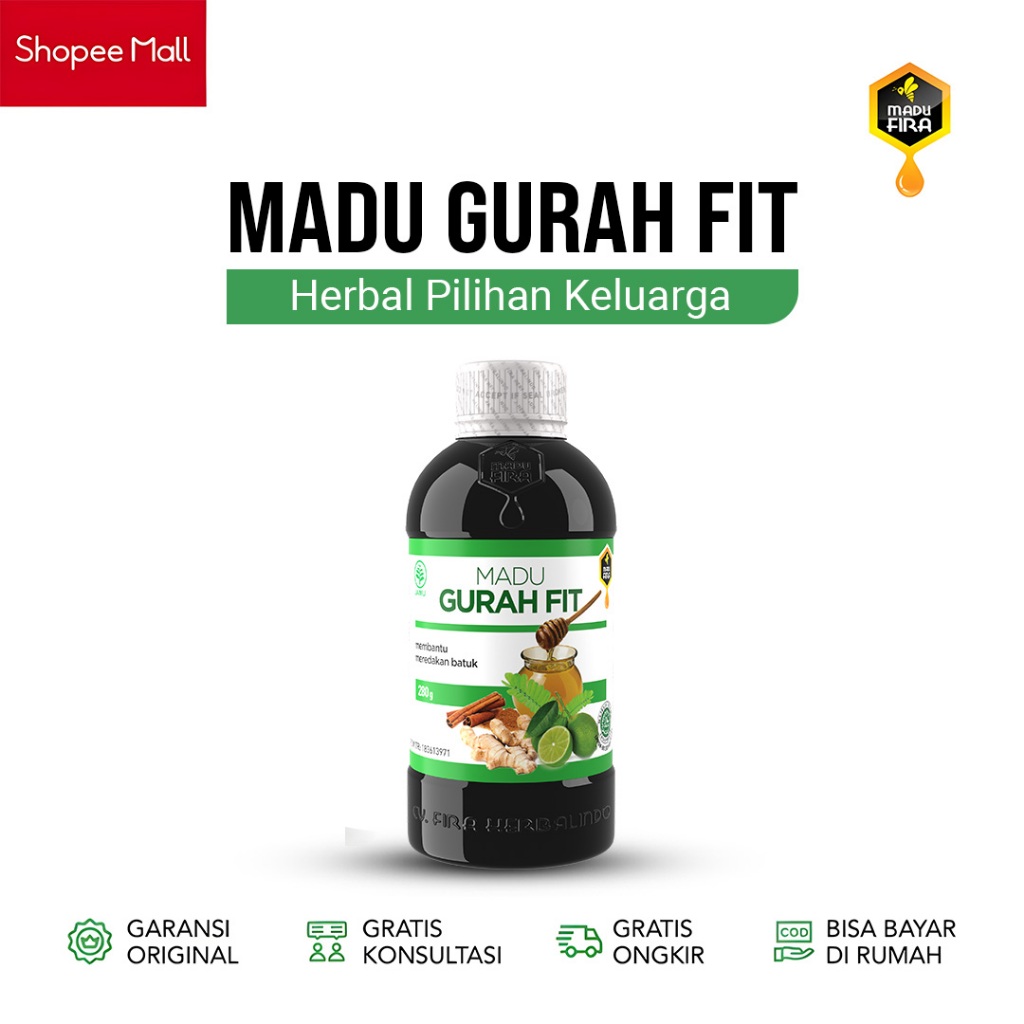 Jual Madu Gurah Fit Herbal Gurah Batuk Berdahak Dan Lendir Asli ...