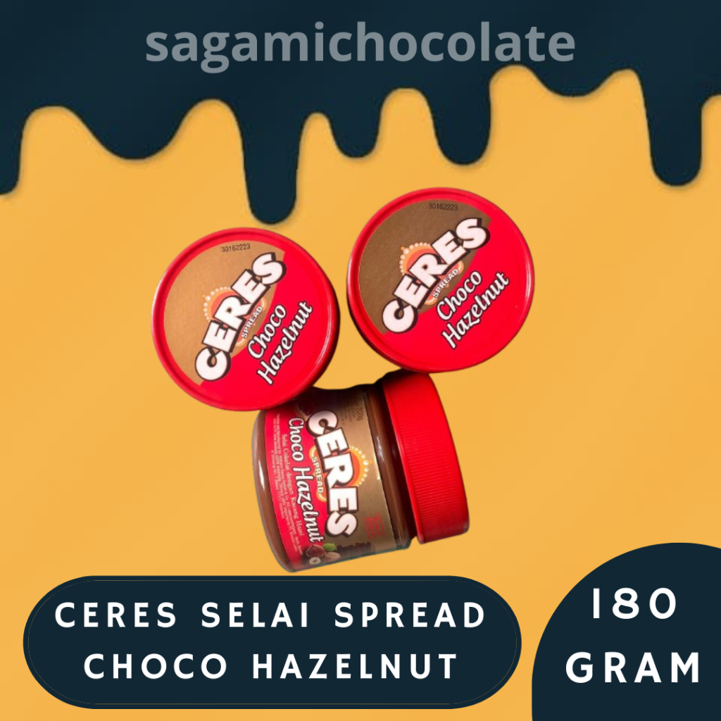 Jual CERES SPREAD SELAI CHOCO HAZELNUT 180 GR | SELAI JAR | Shopee ...