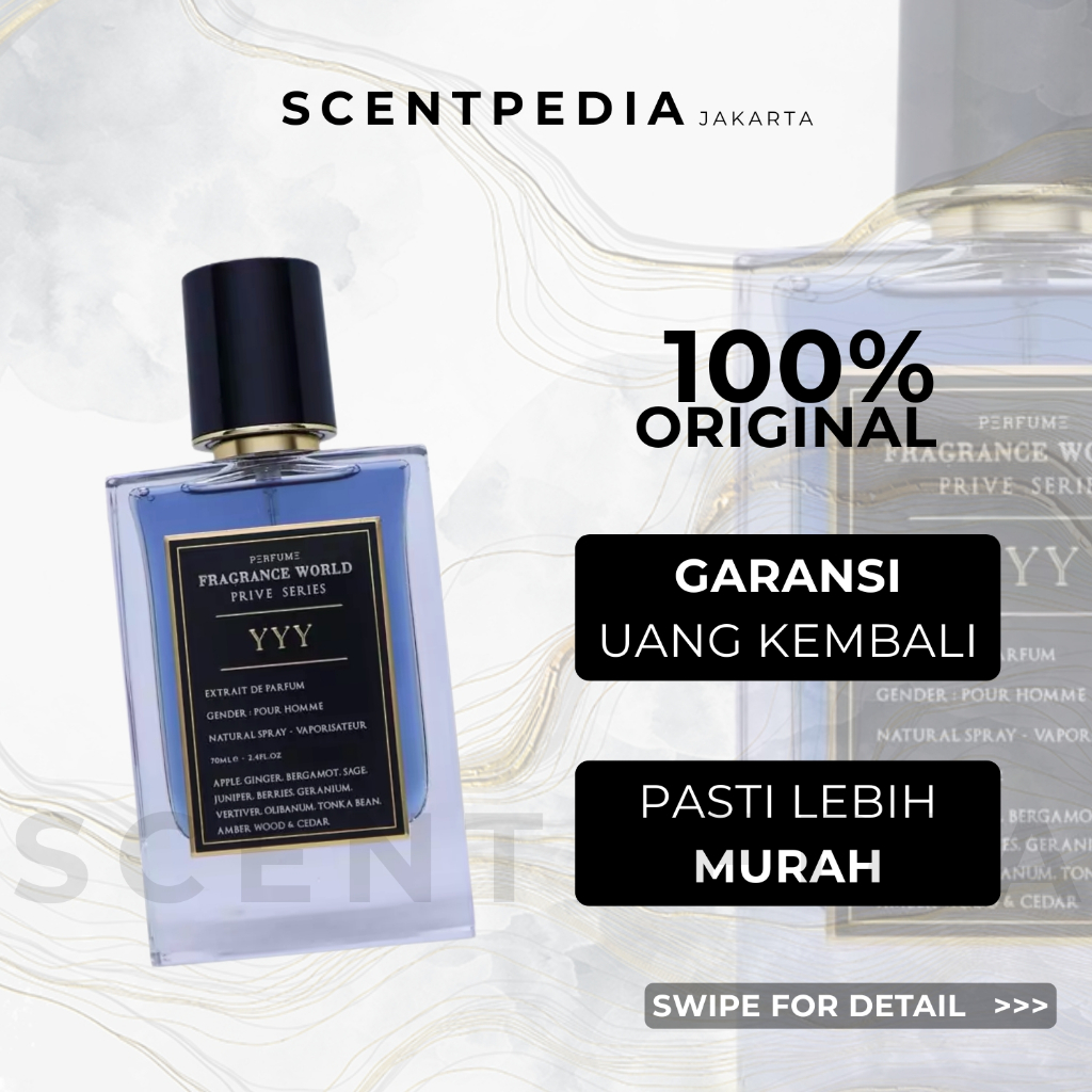 Jual FRAGRANCE WORLD Prive Series YYY ExDP 70ml – Parfum Pria Original ...