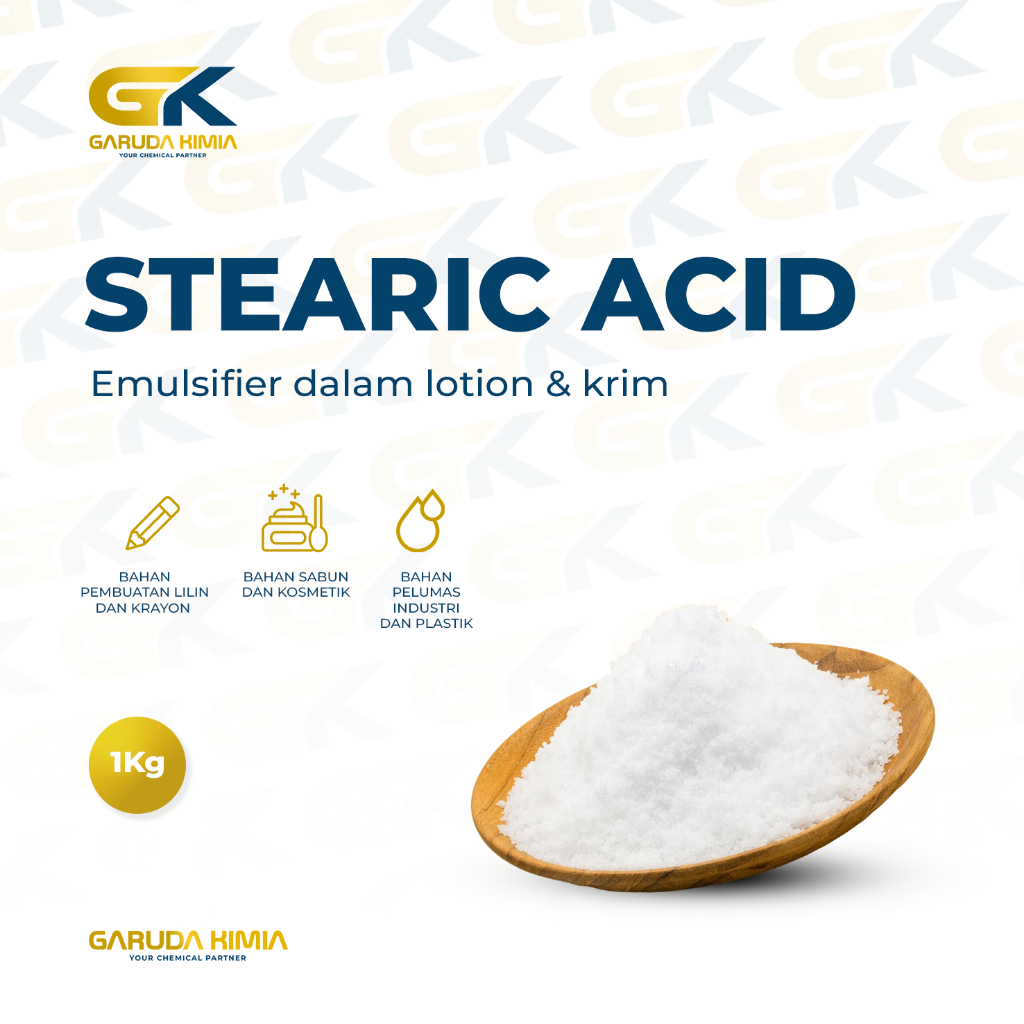 Jual Stearic Acid 1Kg / Asam Stearat / Stearic Acid Flake atau Powder ...