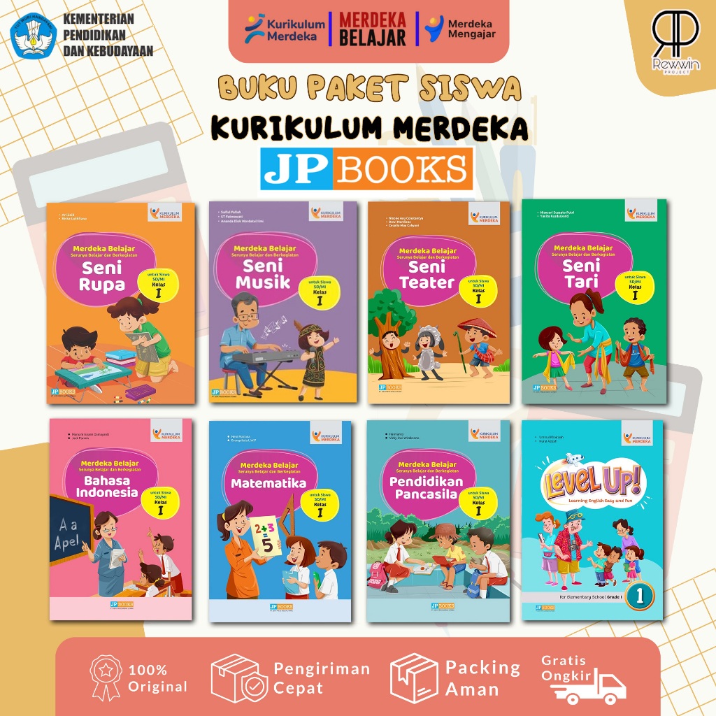 Jual Buku Paket Pendamping Belajar Kurikulum Merdeka Kelas 1 SD/MI Penerbit JPBooks | Shopee ...