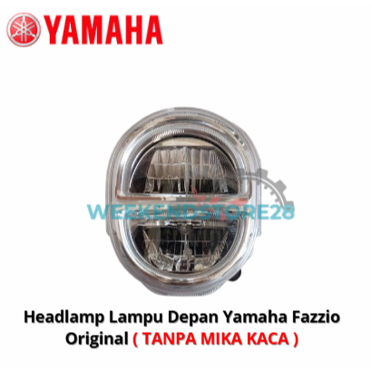 Jual Lampu Headlamp Depan Yamaha Fazzio Original ( TANPA MIKA KACA )BEJ H4310 Original | Shopee ...