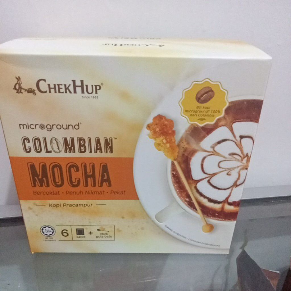 Jual 1 SACHET CHEKHUP MICROGROUND COLUMBIAN MOCHA SACHET 23GRAM ...