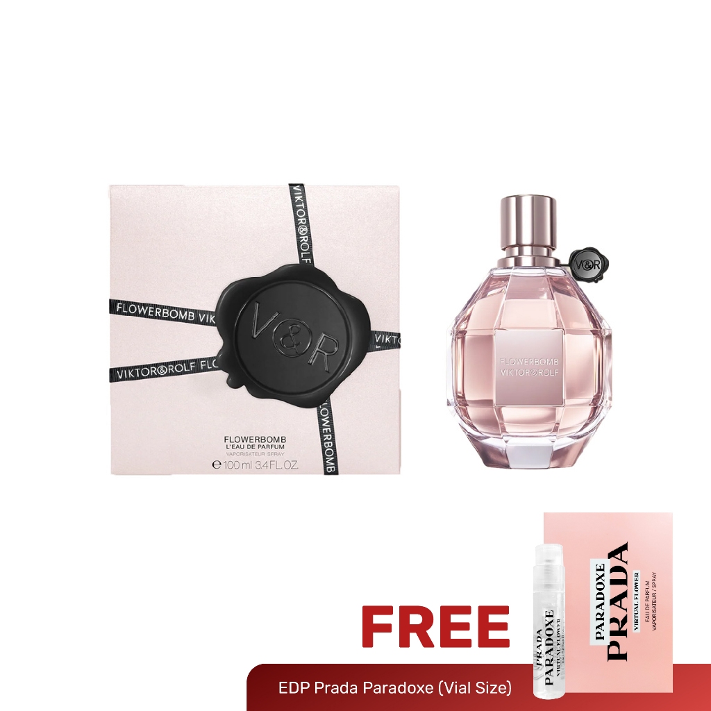 Jual VIKTOR & ROLF – Flowerbomb L’Eau de Parfum For Women 100ml FREE ...