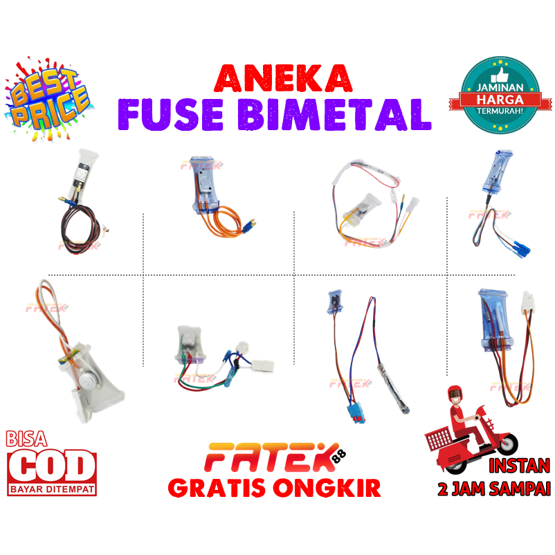 Jual ANEKA FUSE | BIMETAL MULTI | FUSE BEMETAL MULTI | DEFROST BIMETAL ...