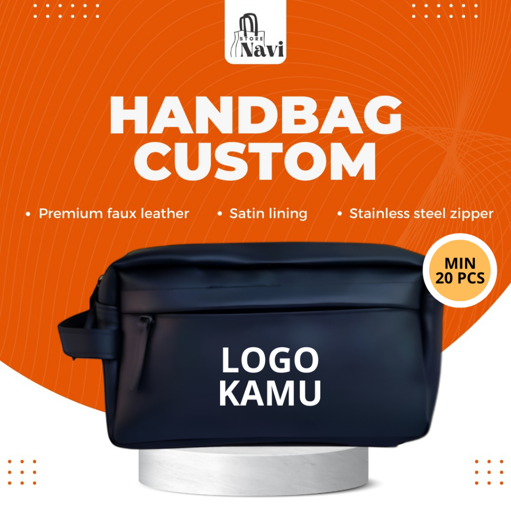 Jual Handbag Custom Logo / Dompet Custom / Clutch Custom / Tas Jinjing ...