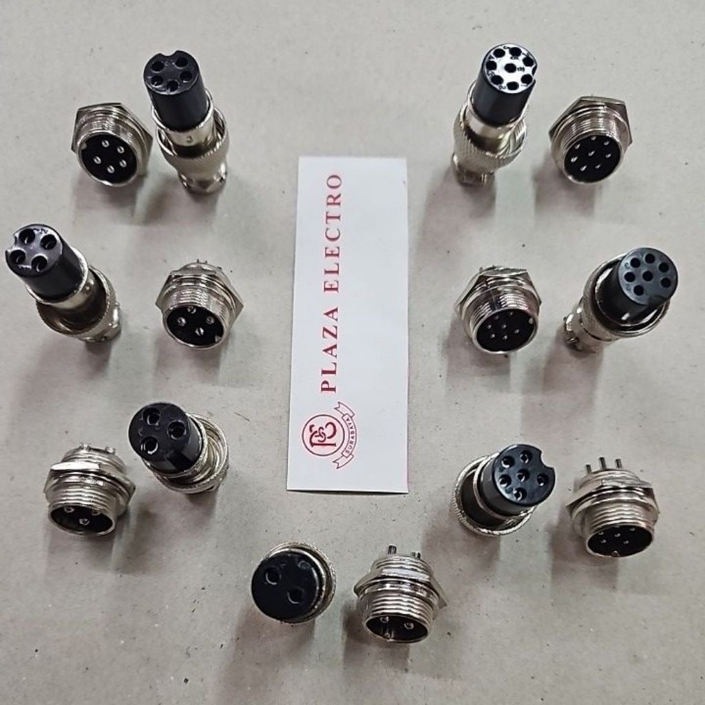 Jual JACK CONNECTOR CB / SOCKET KONEKTOR CB 2 / 3 / 4 / 5 / 6 / 7 / 8P PIN BESI 1 SET CONNECTOR ...