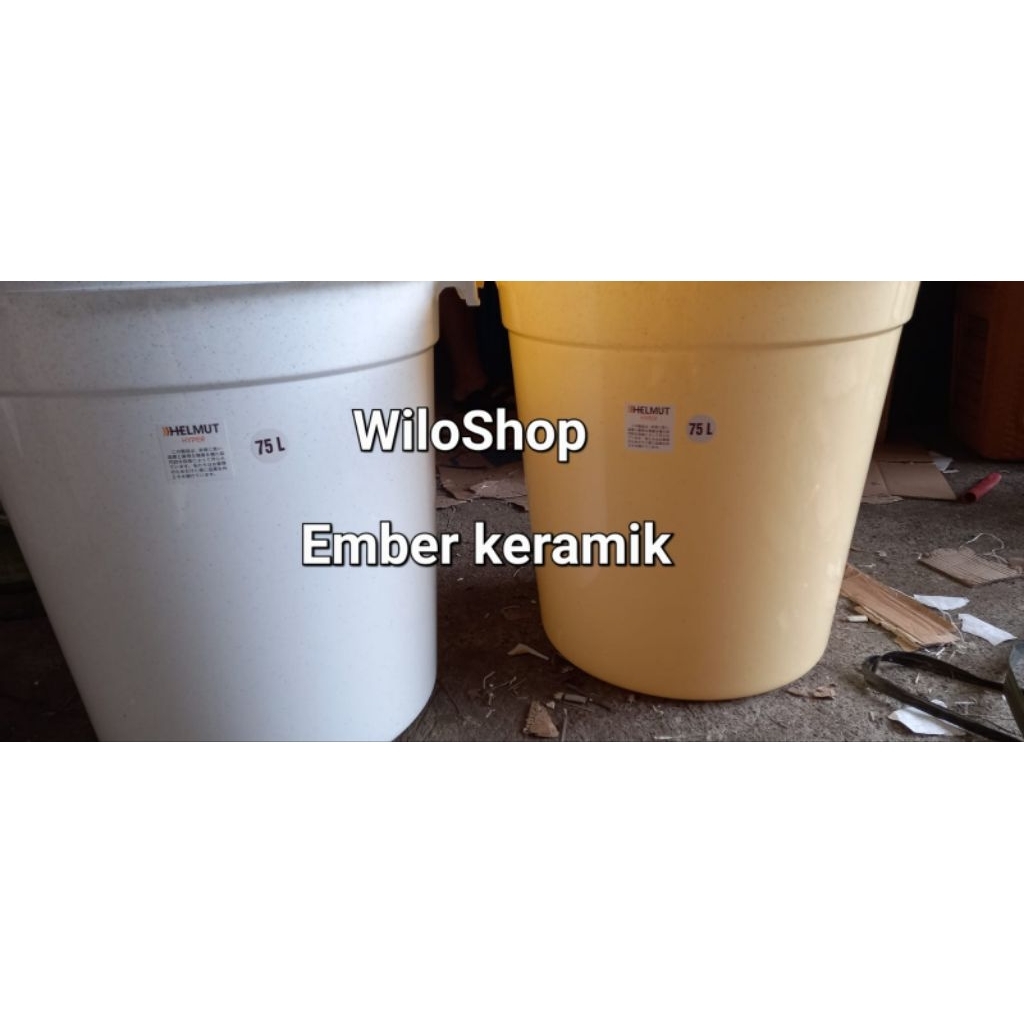 Jual Ember 75 liter ember keramik ember hyper ember tutup ember mandi ...