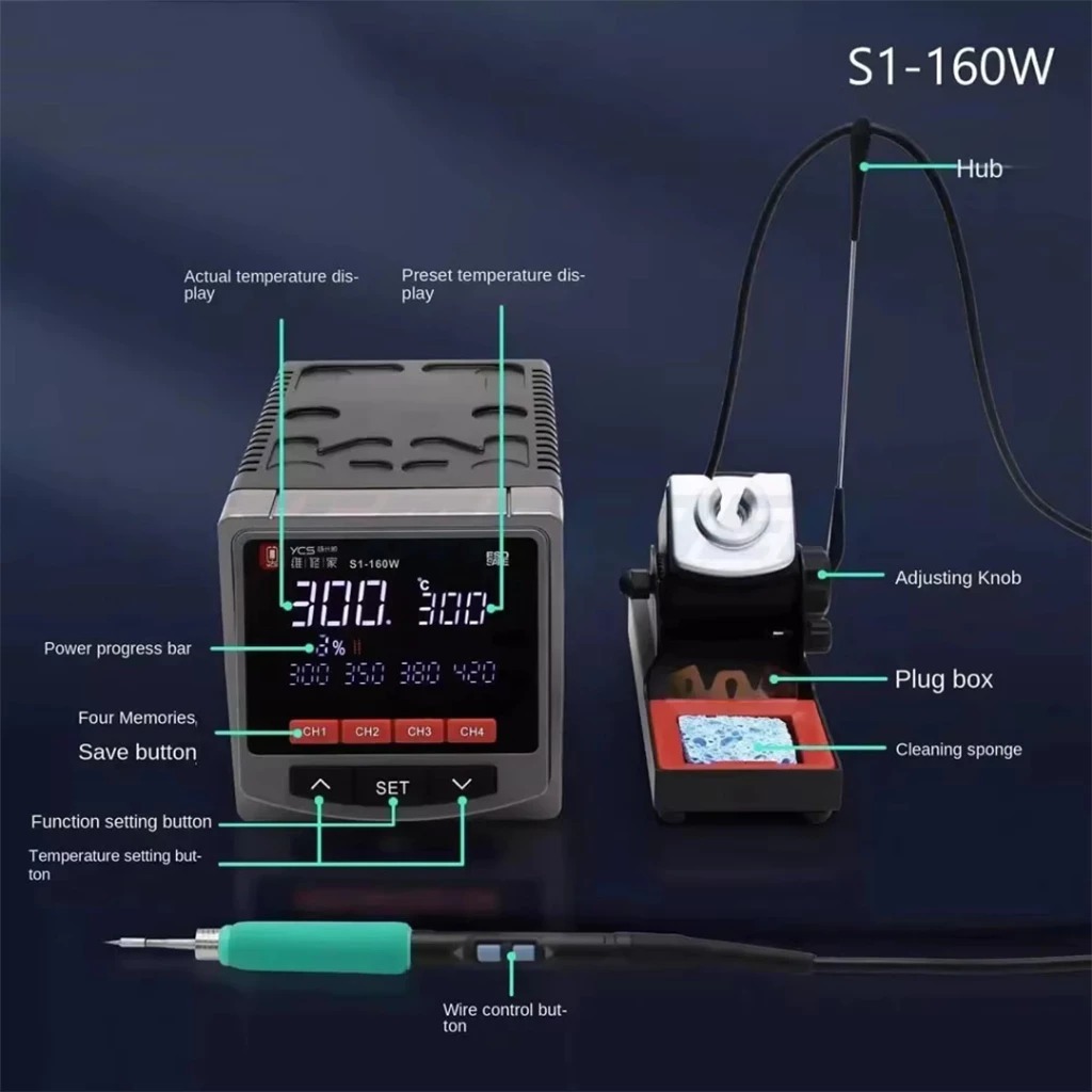 Jual Soldering Station YCS S1-160W / YCS S1 160 WATT - Alat Servis ...