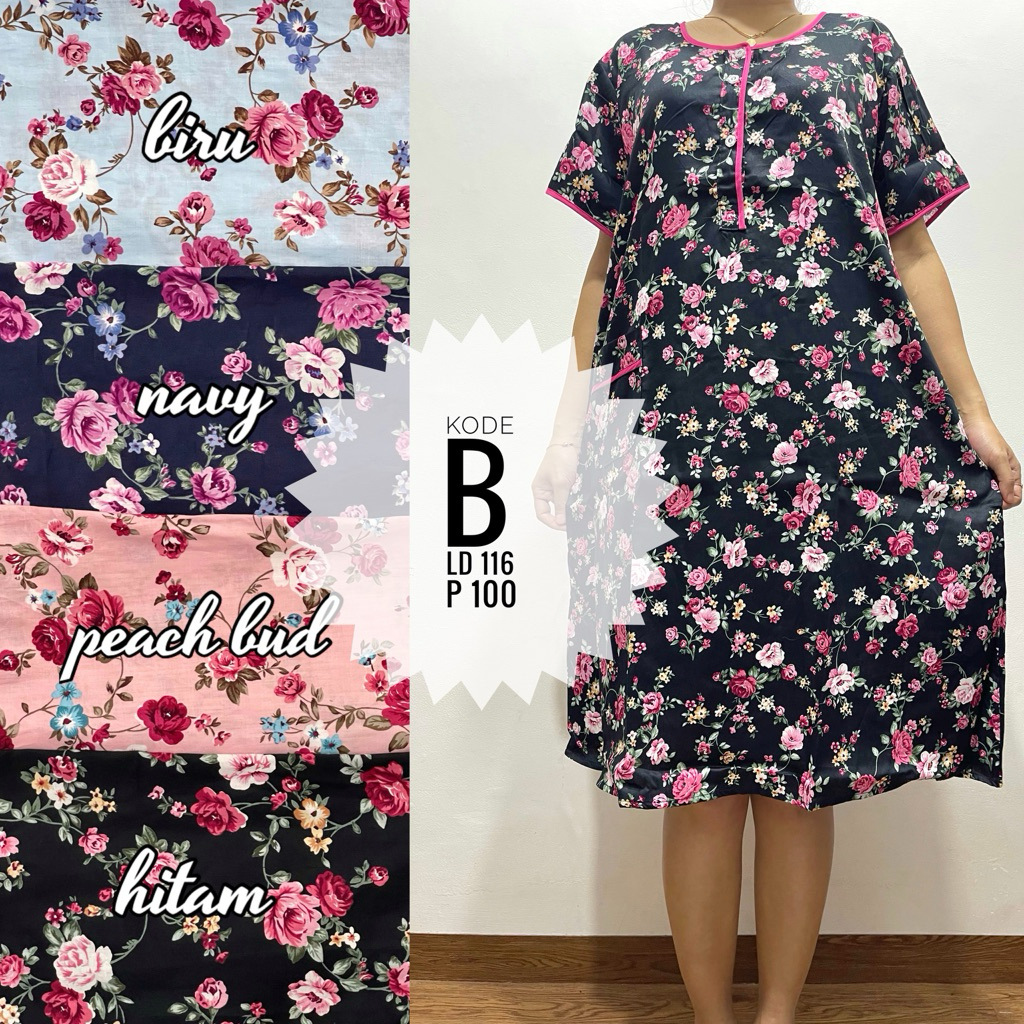 Jual Daster katun jepang sabata LD 116 - 120 pretty girl busui bumil shabby | Shopee Indonesia