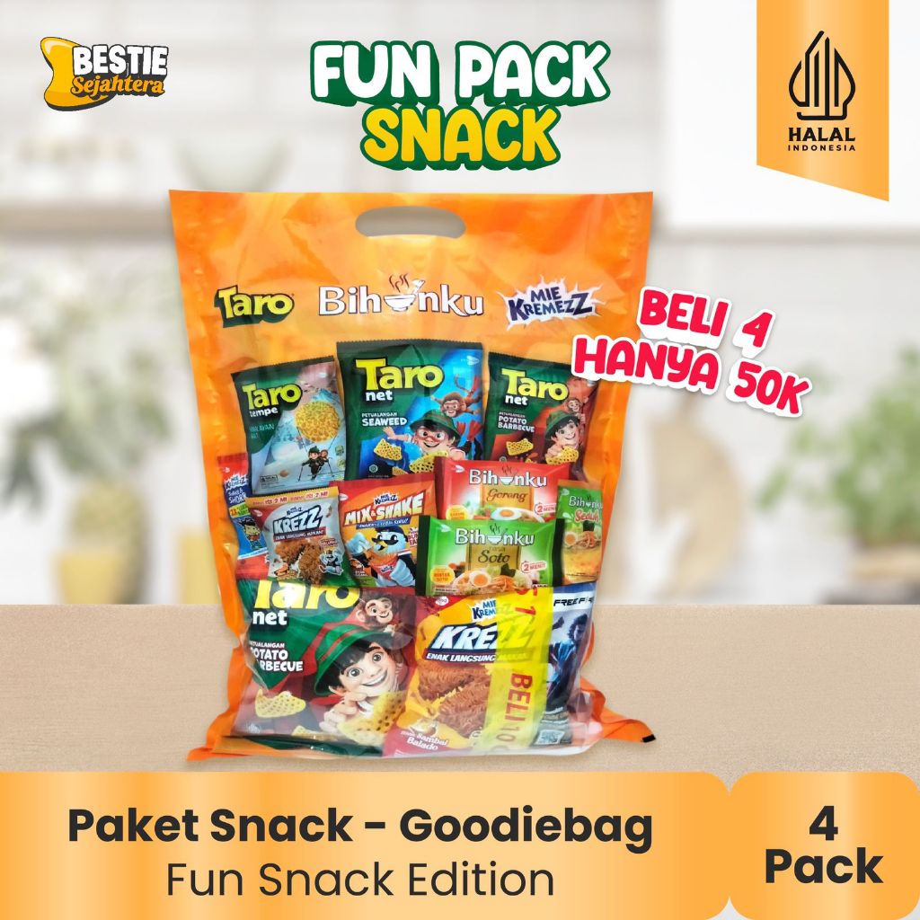 Jual 50RB DPT 4 - Paket Fun Snack Birthday Edition - Paket Hampers Anak ...