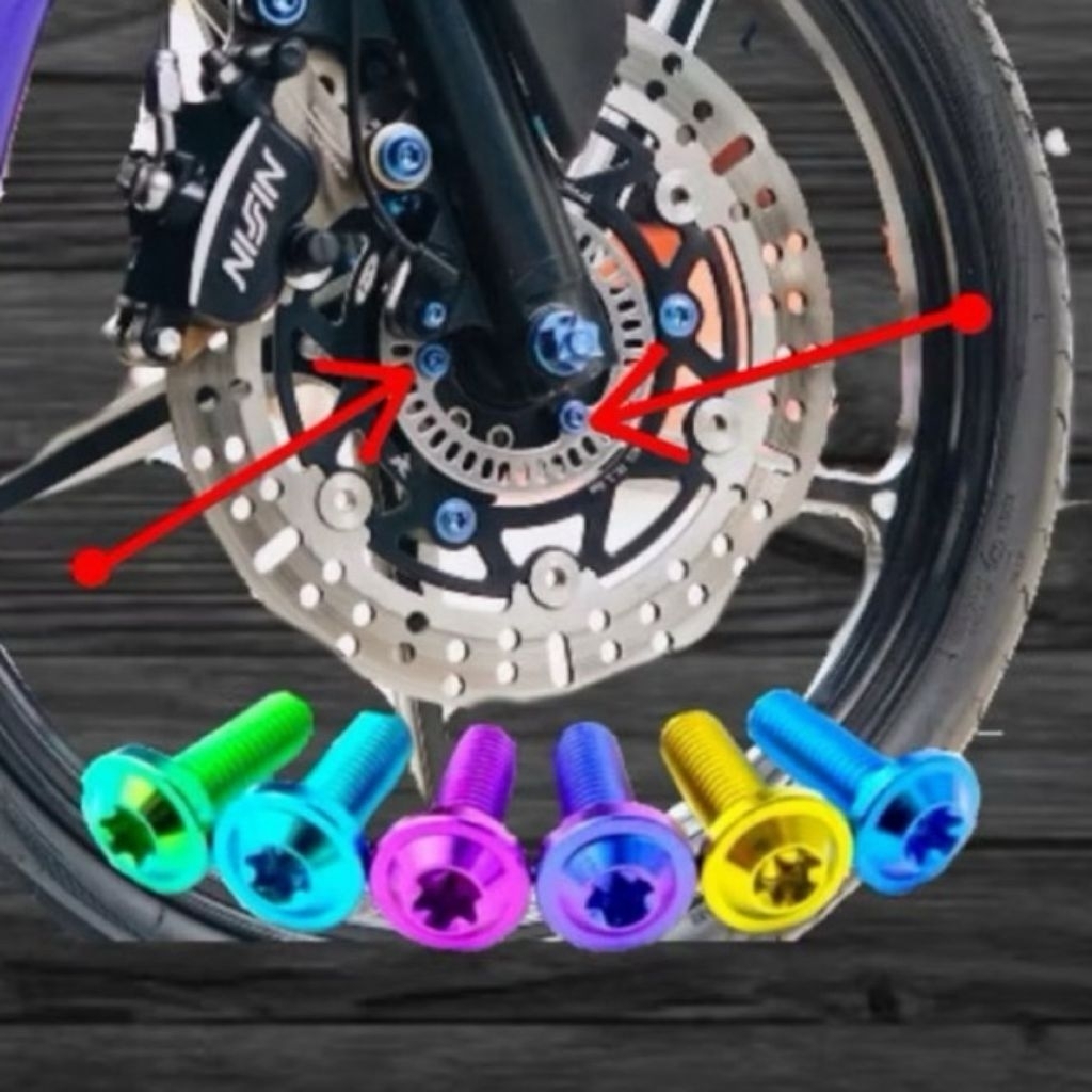 Jual BAUT SENSOR TITANIUM YAMAHA NMAX XMAX AEROX ISI 3 PCS GRADE 5 ...