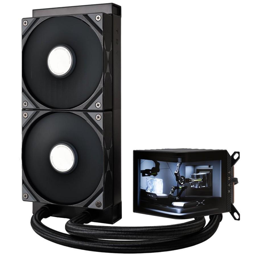 Jual TRYX PANORAMA 240 LCD BLACK 240MM LIQUID AIO WATER CPU COOLER ...
