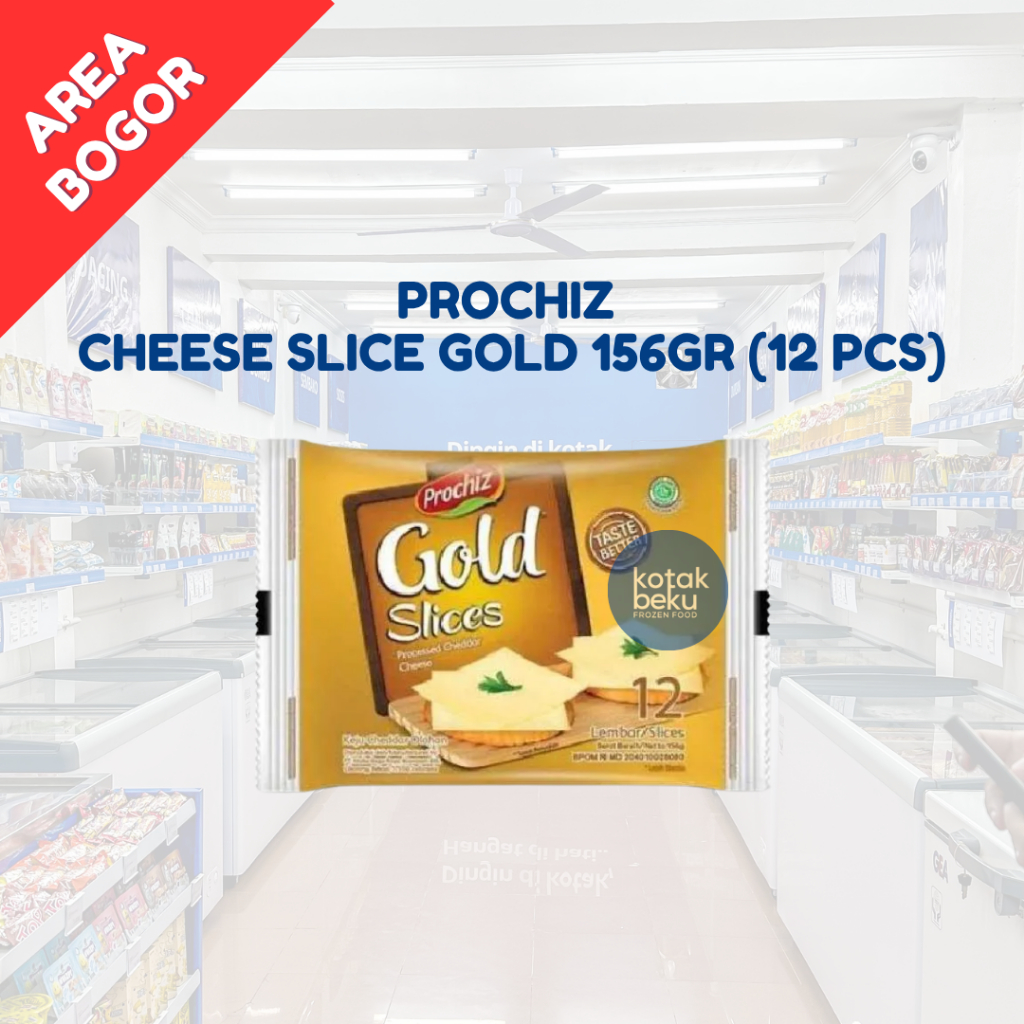 Jual PROCHIZ CHEESE SLICE GOLD 156GR (12 PCS) | Shopee Indonesia