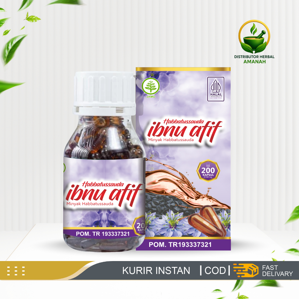 Jual Habbasyi Ibnu Afif Habbatussaudah oil 50, 100 & 200 Kapsul | Shopee Indonesia