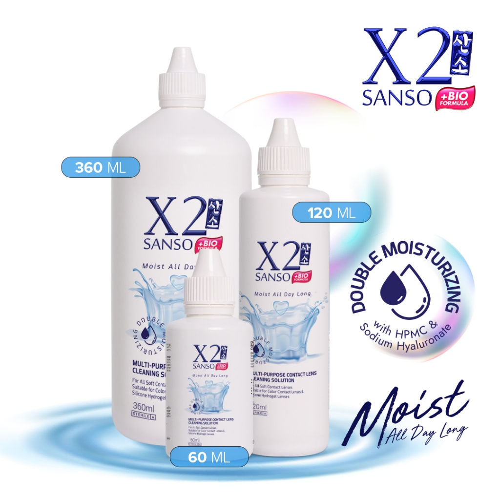Jual X2 Sanso + Bio Formula Solution - Cairan Softlens 60ml - Air ...