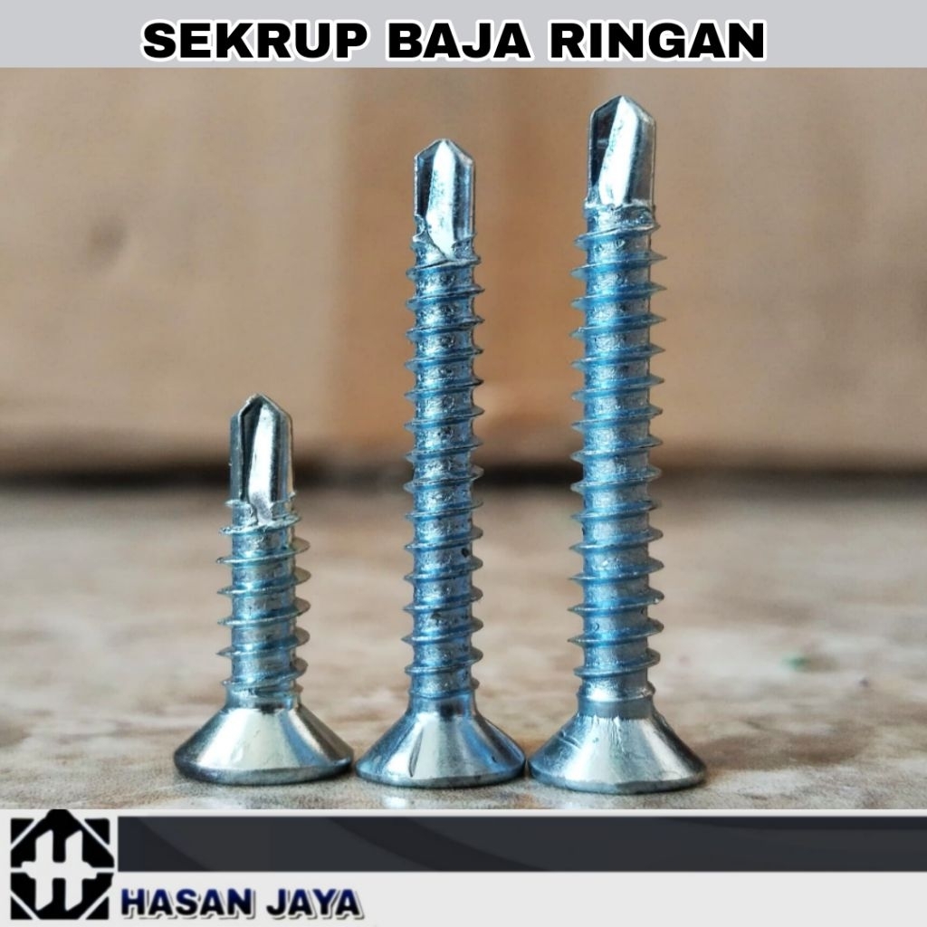 Jual (100 PCS) Skrup Sekrup Roofing SDS FH 8x25 / 8x32 Baut Sekrup Baja Ringan F+AB 8x40 (4cm ...