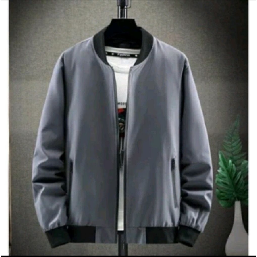 Jual jaket bomber original unisex bomber polos | Shopee Indonesia