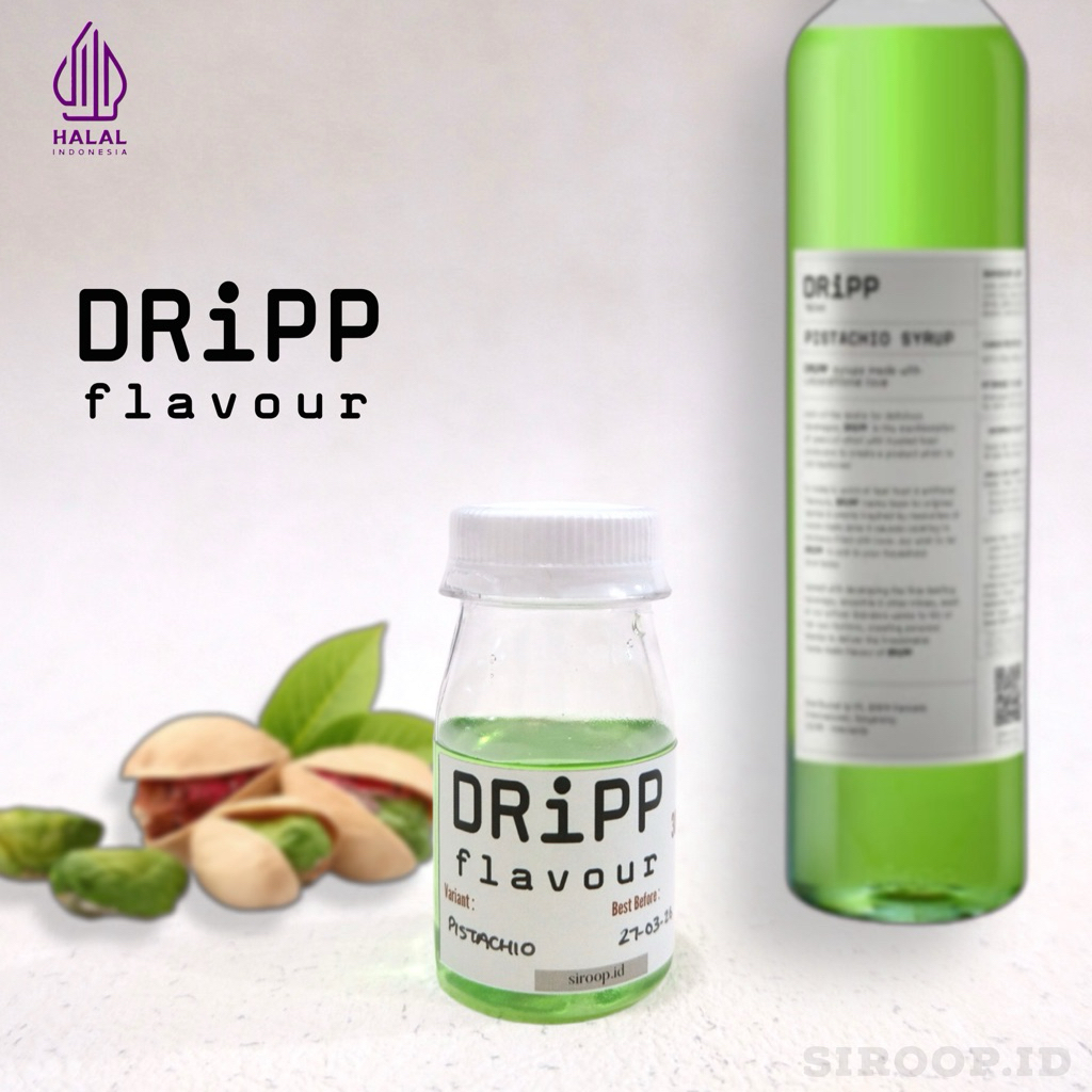 Jual Dripp Pistachio Syrup Flavour Repack 30ml 75ml 100ml | Shopee ...