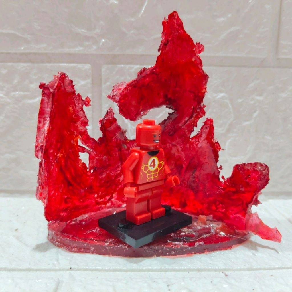 Jual figure fantastic four figure johnny storm human torch manusia api ...