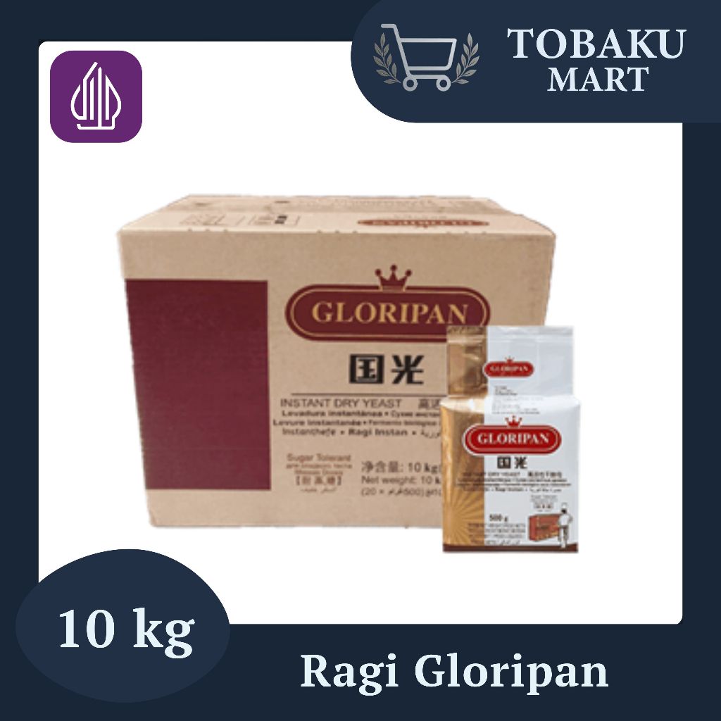 Jual RAGI GLORIPAN 10KG / 20X500GR / RAGI INSTANT UNTUK ADONAN ROTI DAN ...