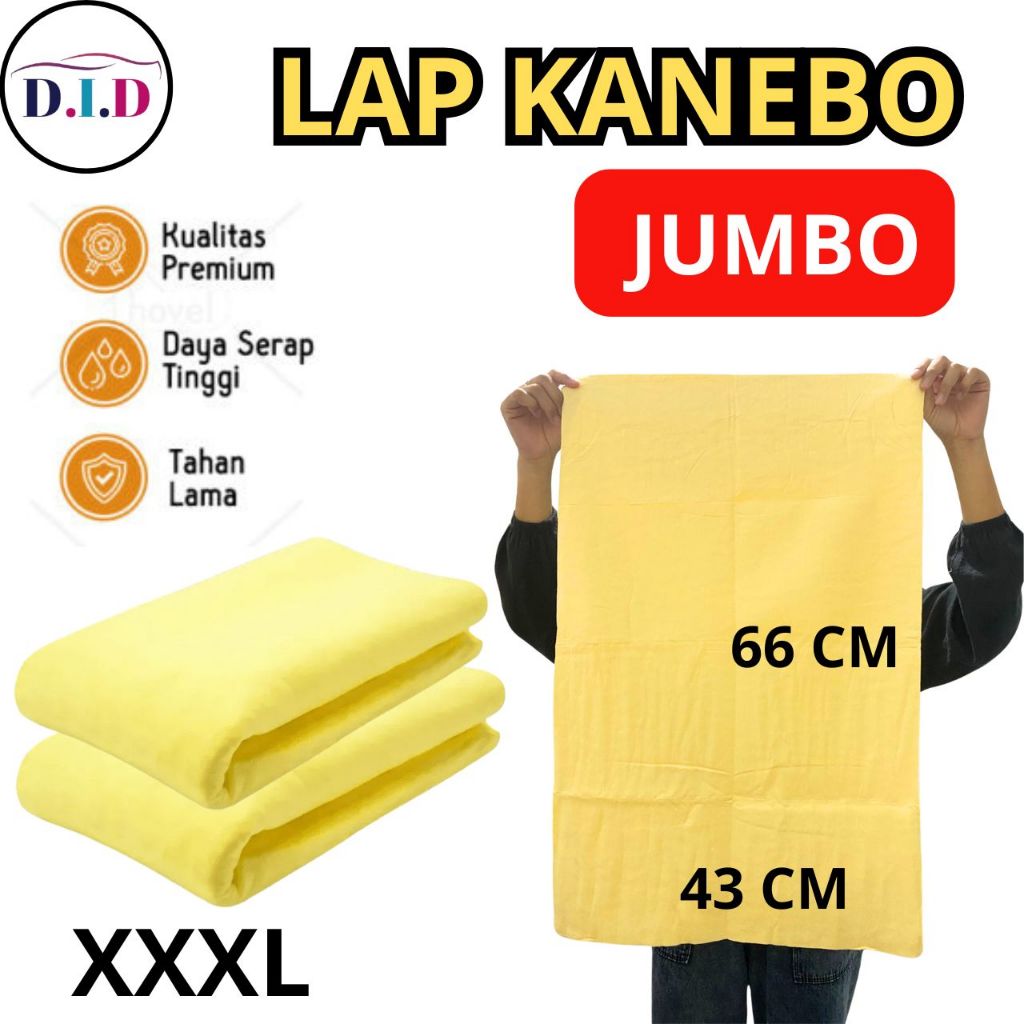 Jual DID - Kain Lap Kanebo Jumbo 66 x 43 Tebal Original Kain Lap ...