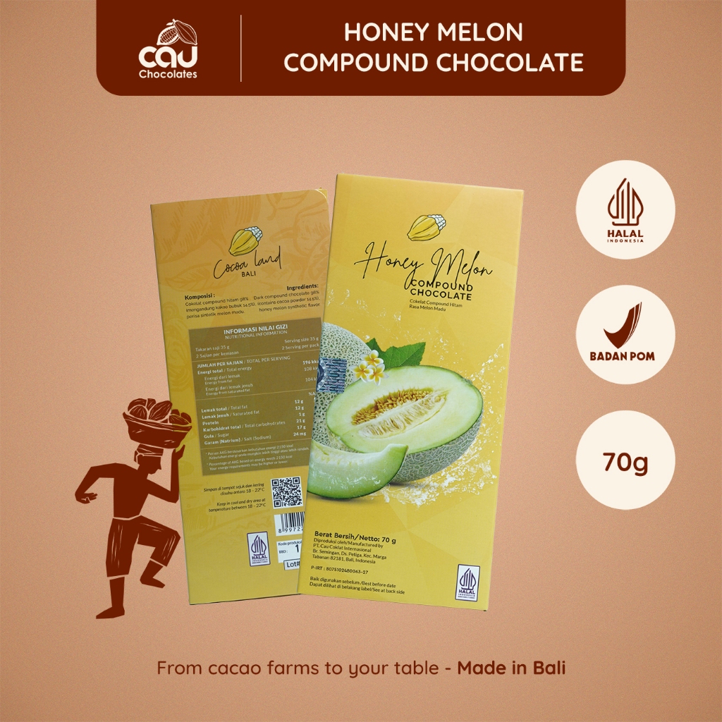 Jual Compound Chocolate Honey Melon - Cocoa Land | Shopee Indonesia