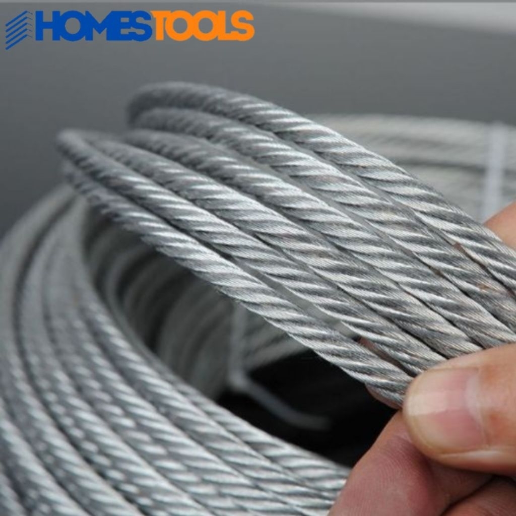 Jual Kawat Seling Baja Galvanis 10 12 mm Kawat Seling Galvanis Wire ...