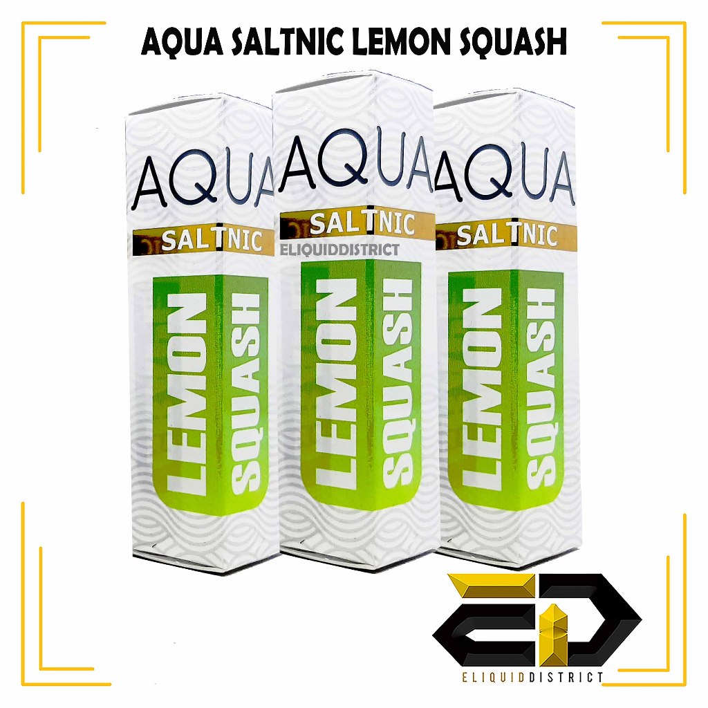 Jual AQUA SALTNIC LEMON SQUASH PREMIUM LIQUID INDONESIA 15ML 20MG SALT ...