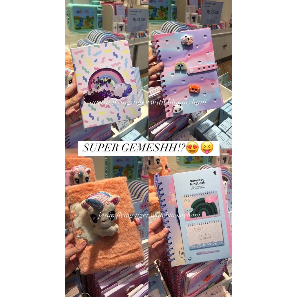 Jual [JASTIP FLYING TIGER] Koleksi Buku Tulis Notebook Jurnal Anak ...