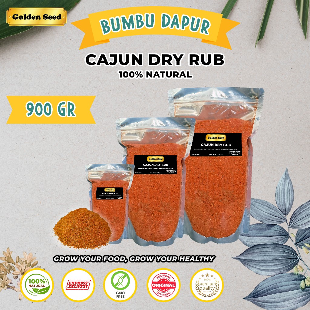 Jual CAJUN BUBUK 900 GRAM / BUMBU CAJUN BUBUK 900 GR / CAJUN SEASONING ...