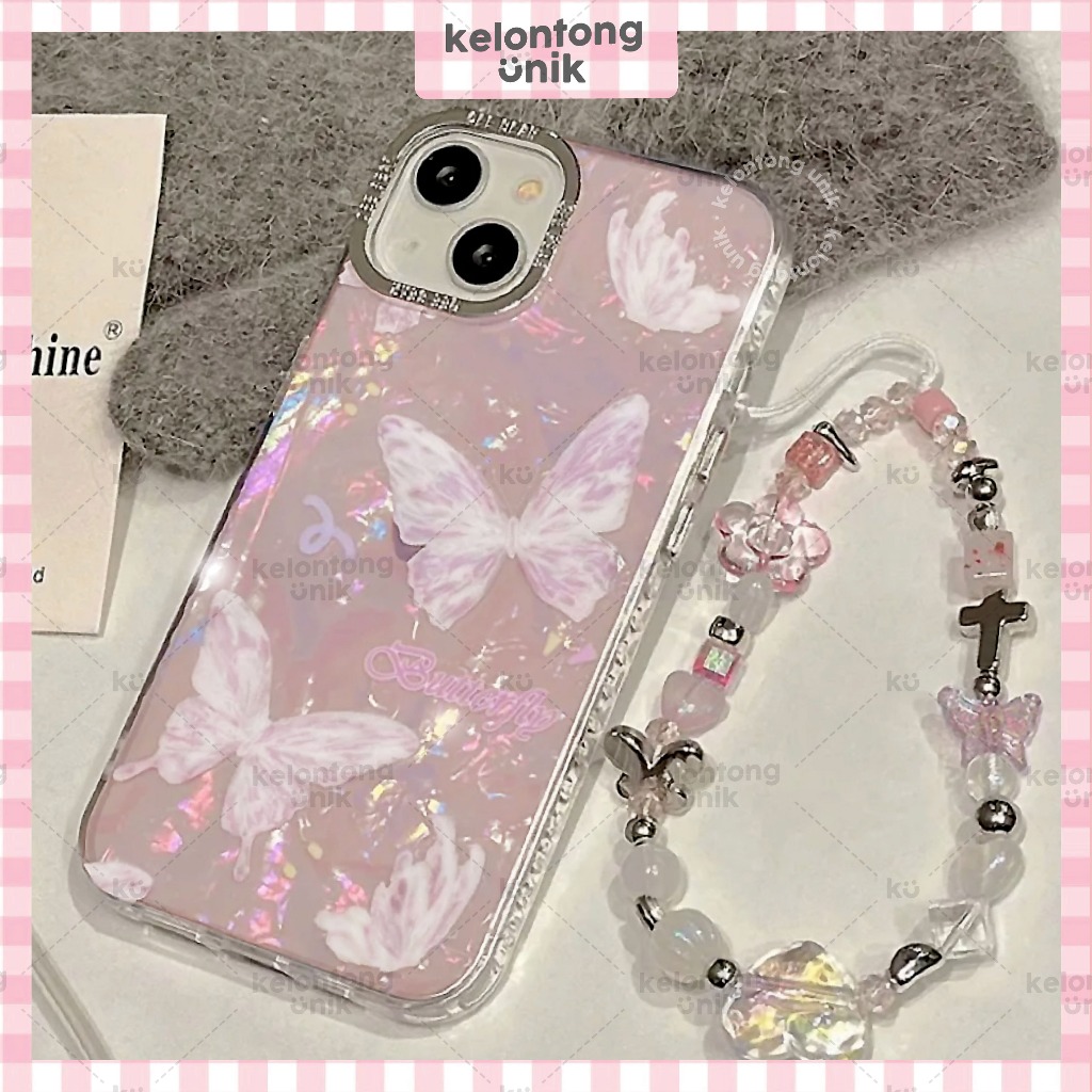 Jual KELONTONG UNIK | 𝗗𝗿𝗲𝗮𝗺𝘆 𝗕𝘂𝘁𝘁𝗲𝗿𝗳𝗹𝘆 Holographic Shell Case ...