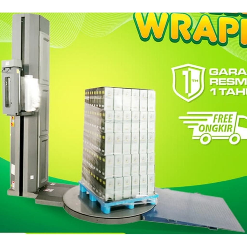 Jual Mesin Pallet Wrapper AUTOMATIC Pallet Wrapping Machine X1 WIRAPAX ...