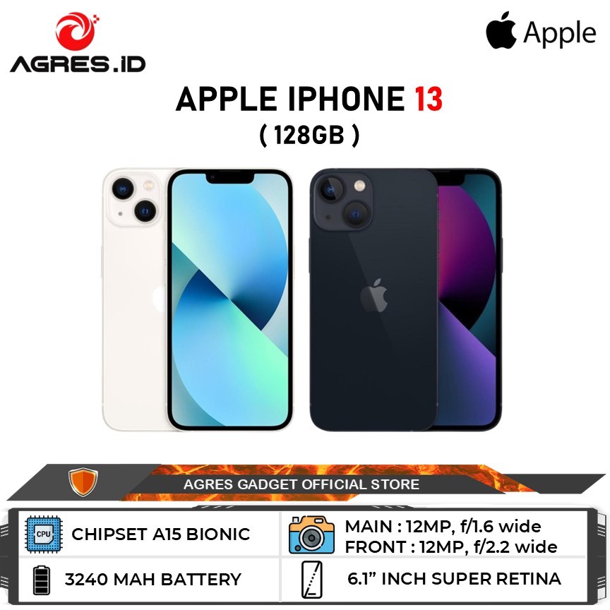 Jual IP 13 128GB MIDNIGHT/STARLIGHT GARANSI RESMI INDONESIA | Shopee Indonesia