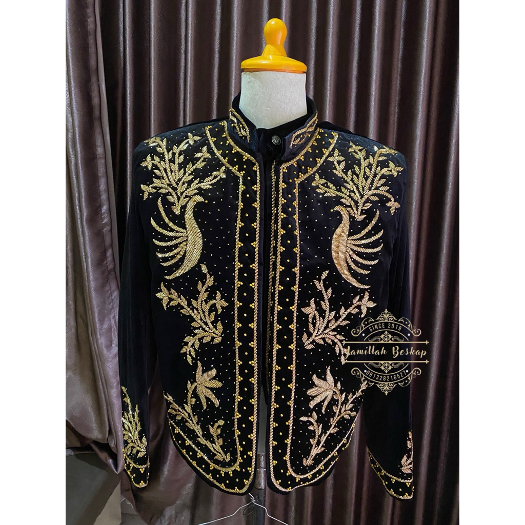 Jual Beskap jawa || Beskap bludru hitam || Beskap merak || Beskap solo ...