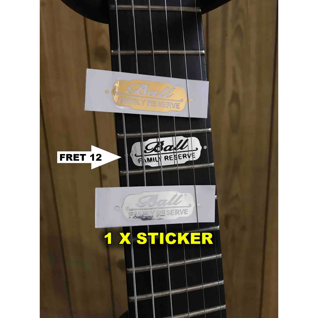 Jual Sticker Ball Family Reserve For Fret 12 Ernie Ball Aestetik Inlay ...