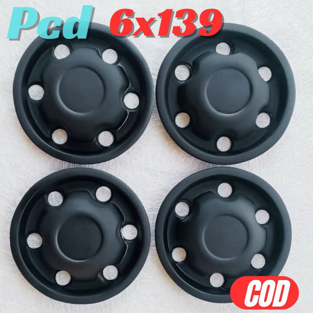 Jual (4 PCS ) Dop velg kaleng mobil PCD 6x139 LUBANG BAUD 6 (PCD 6x139 ...