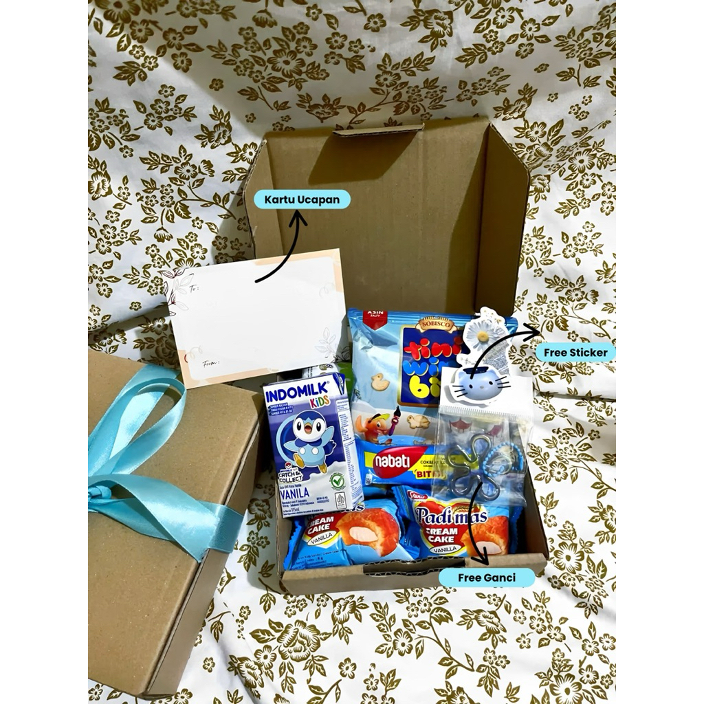 Jual HAMPERS MINI GIFT MINI SNACK BOX KADO ULANG TAHUN SOUVENIR KADO ...