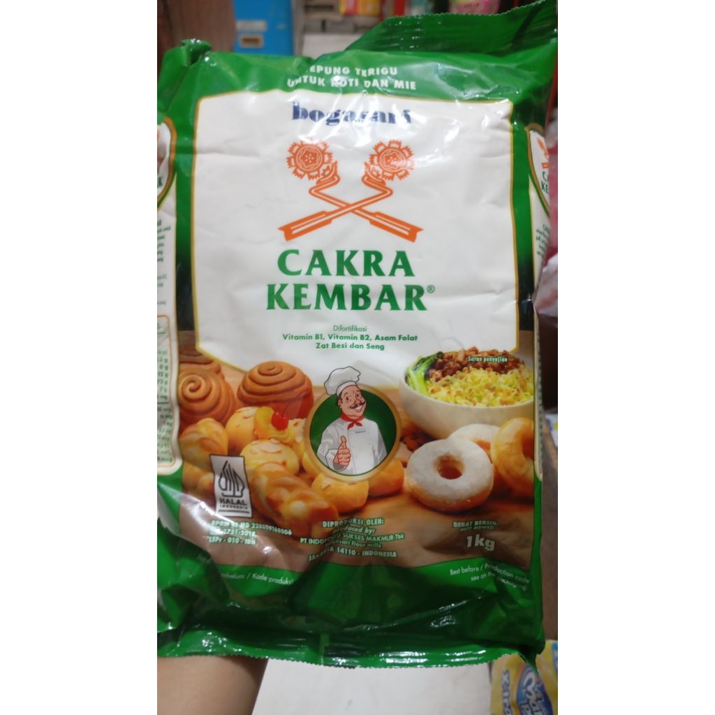 Jual Tepung cakra bogasari Cakra kembar 1kg | Shopee Indonesia