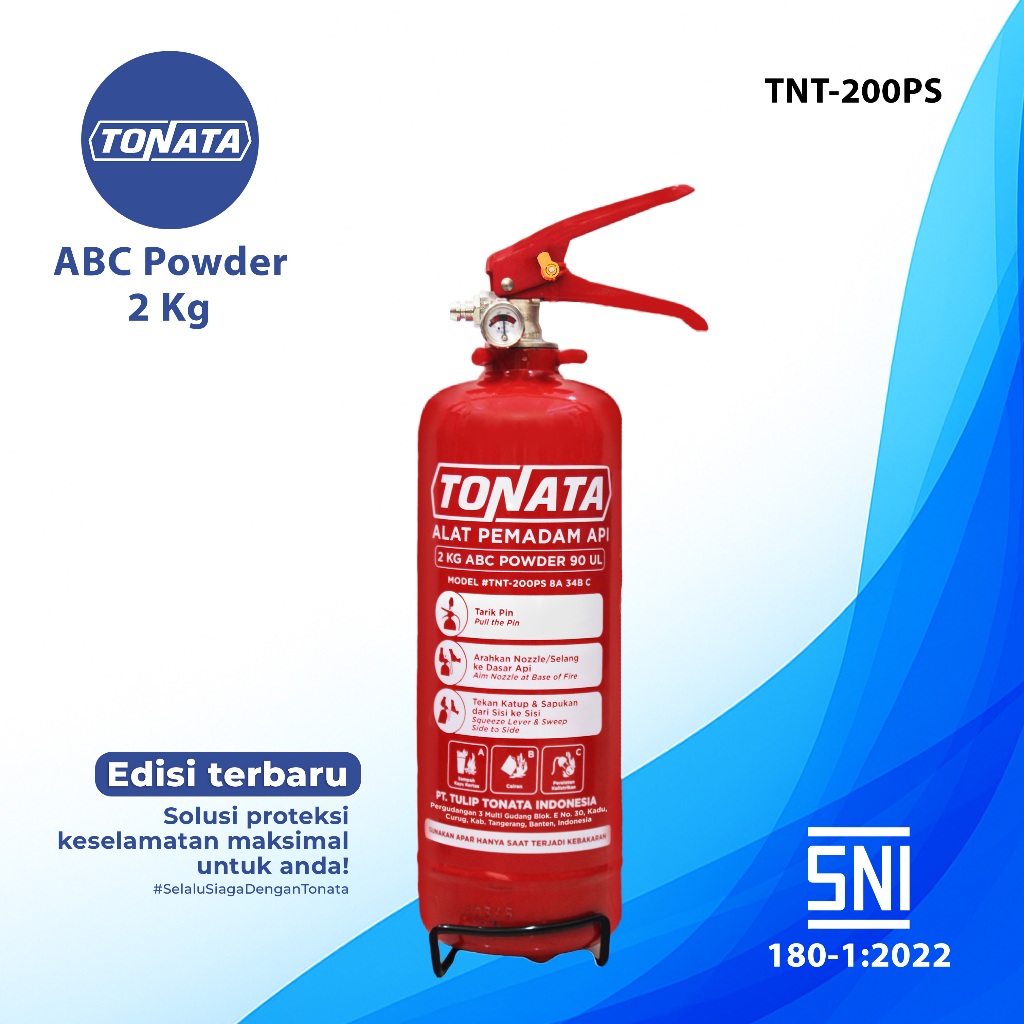 Jual Tonata APAR ABC Powder Set Komplit 2Kg | Shopee Indonesia