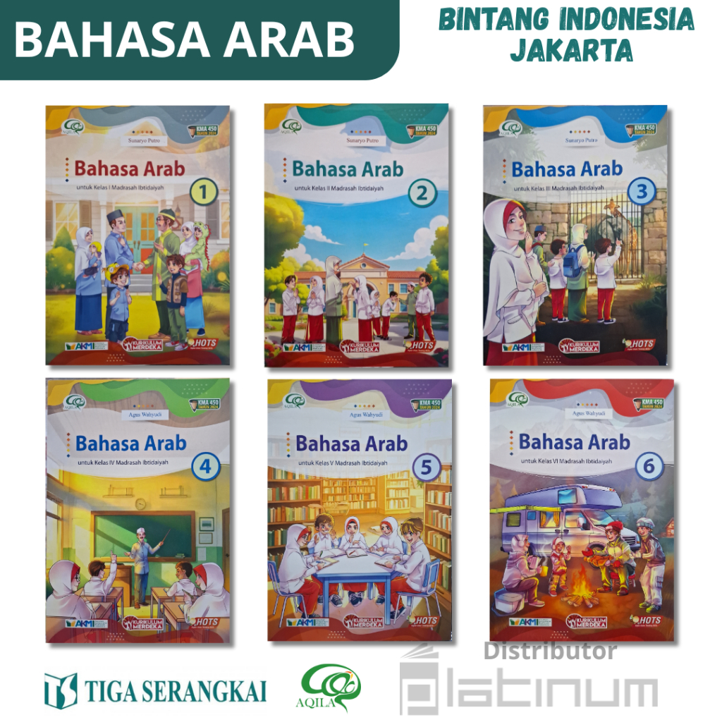 Jual AQILA - BAHASA ARAB KELAS 1,2,3,4,5 & 6 MI KMA 450 TAHUN 2024 KURIKULUM MERDEKA | Shopee ...