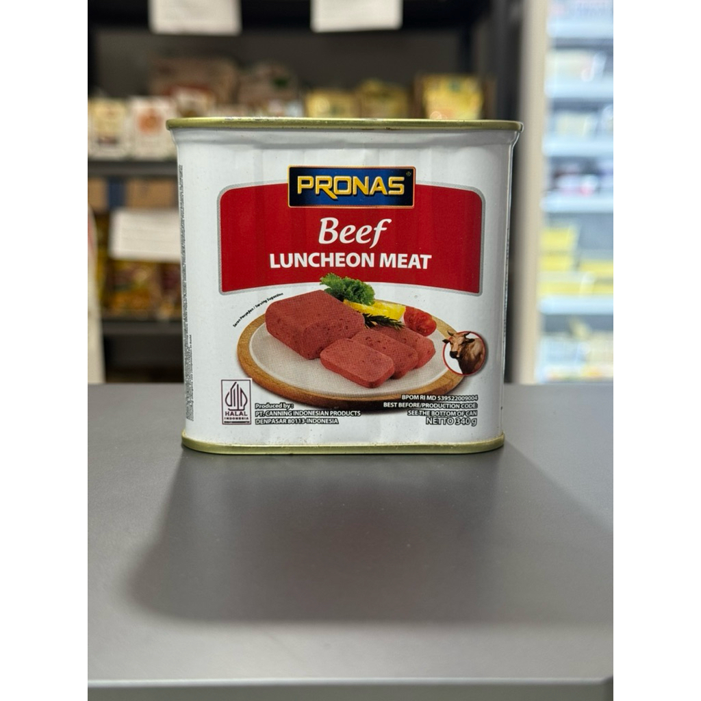 Jual PRONAS BEEF LUNCHEON MEAT / DAGING SAPI LUNCHEON 340gr | Shopee ...